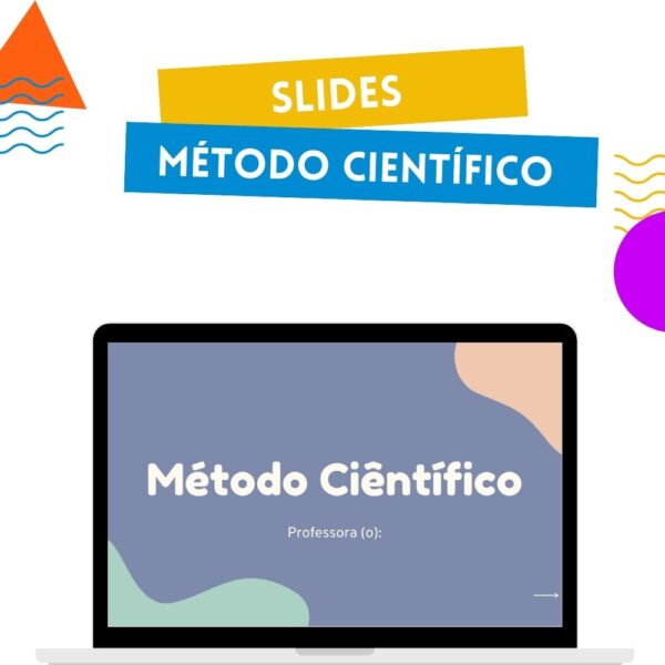 Slide método científico - Loja atividades pedagógicas - Clarissa Neves